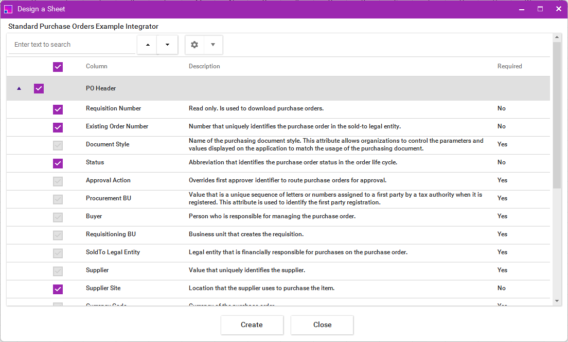 Generating a New Sheet | Product Definition Module :: Installation and ...